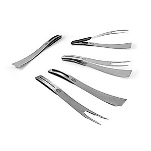 Proud Grill Connect it Magnetic BBQ Tool Set - 2 BBQ Tools - 4 Uses | Elegant Stainless Steel Design| Spatula and Fork Connect to use as Tongs and Server | Premium BBQ Utensil and Grill Accessory