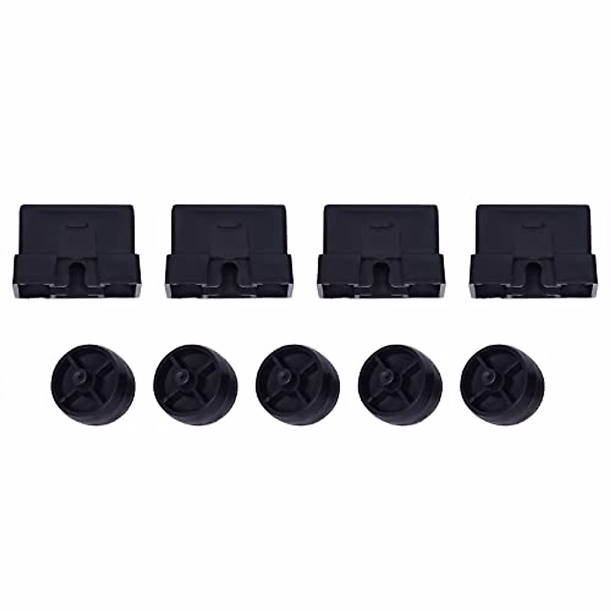 Plastic Drawers Dresser with 5 Drawers, 17.72 x 11.81 x 33.07inches Plastic Tower Closet Organizer with Removable Wheels and Lock Suitable for Apartments Condos And Dorm Rooms, Gdrasuya10