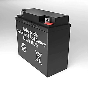 BatteryGuy Lil Taxi (12V 22Ah) Replacement 12V 18Ah SLA Batteries Brand Equivalent (Rechargeable) - Qty of 2