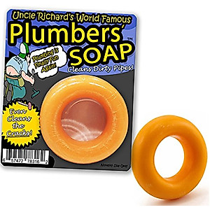 Uncle Richard’s Plumbers Soap – Cleans Dirty Pipes Plumber Gifts for Men Handyman Gifts Soap for Men Naughty Stocking Stuffers for Guys Plumber Tools Willy Washer Weiner Dick Soap Gag Gifts f