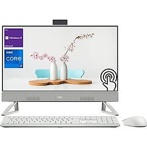 DELL Inspiron 7720 27" FHD Touchscreen All-in-One Business Desktop PC, Microsoft Office Lifetime Office & Windows 11 Pro, 13th Gen Intel 10-Core i7-1355U, 16GB RAM, 2TB SSD, GeForce MX550, Wi-Fi 6E