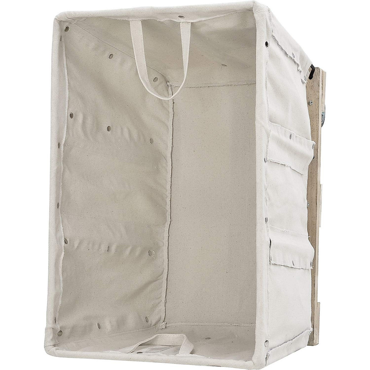 Global Industrial 8 Bushel, Canvas Basket Bulk Truck, Unassembled, 34" L x 22" W x 30-1/2"H