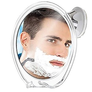 Asani Fogless Shower Mirror for Shaving with Razor Hook | Strong Suction Cup | True Fog Free, Anti-Fog Bathroom Mirror | 360 Degree Swivel, Shatterproof | Travel Friendly | No Fog or Falling Off