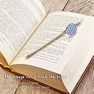 Baseballs Metal Bookmark Vintage Silver Book Marker Clip Unique Christmas Teacher Birthday Gifts 1.2"