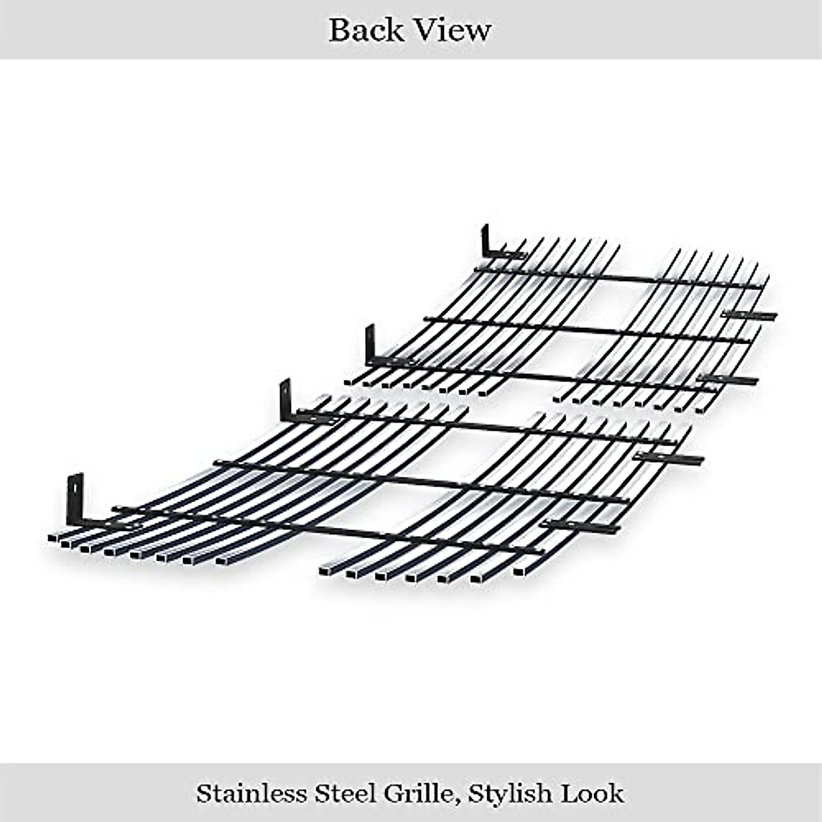 APS Compatible with Dodge Ram 2002-2005 Main Upper Stainless Steel Chrome Horizontal Billet Grille Grill Insert D85374A