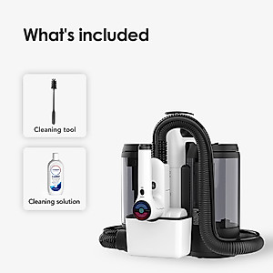 Tineco CARPET ONE Spot Essentials Smart Cordless Carpet and Upholstery Spot Cleaner, Portable, Lightweight, Quiet Operation, LED Screen
