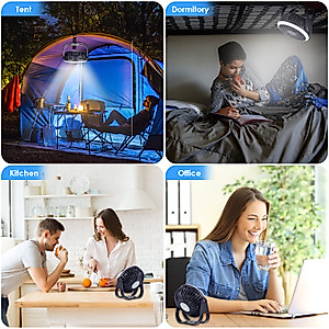 USB Desk Fan,2000mAh Powerful Desktop Table Cooling Fan,Small Personal Fan,USB Rechargeable Mini Fan with 3 speed Strong Airflow for Home Office Desktop Camping,Summer Gift for Friends