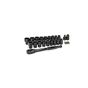 Crescent 25 Piece 3/8" Drive Pass-Thru X6 Standard Spline Mechanics Tool Set - CX6PT25
