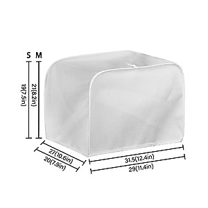 Coldinair Purple Toaster Cover 2 Slice Wide Slot Decorative,Small Kitchen Appliance Bread Maker Dust and Fingerprint Protection