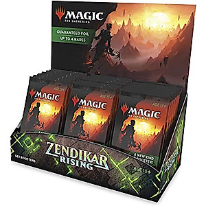 Magic: The Gathering Zendikar Rising Set Booster (30 Packs & 1 Box Topper)