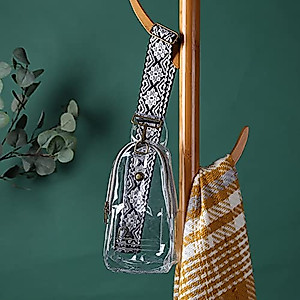 Clear Sling Bag Stadium Approved Crossbody Chest Bags for Women Fanny Pack Small Clear Daypack Shoulder Backpacks