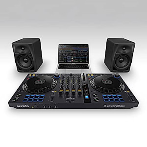 Pioneer DJ DM-50D-BT 5-inch Desktop Active Monitor Speaker Pair with Bluetooth - Black