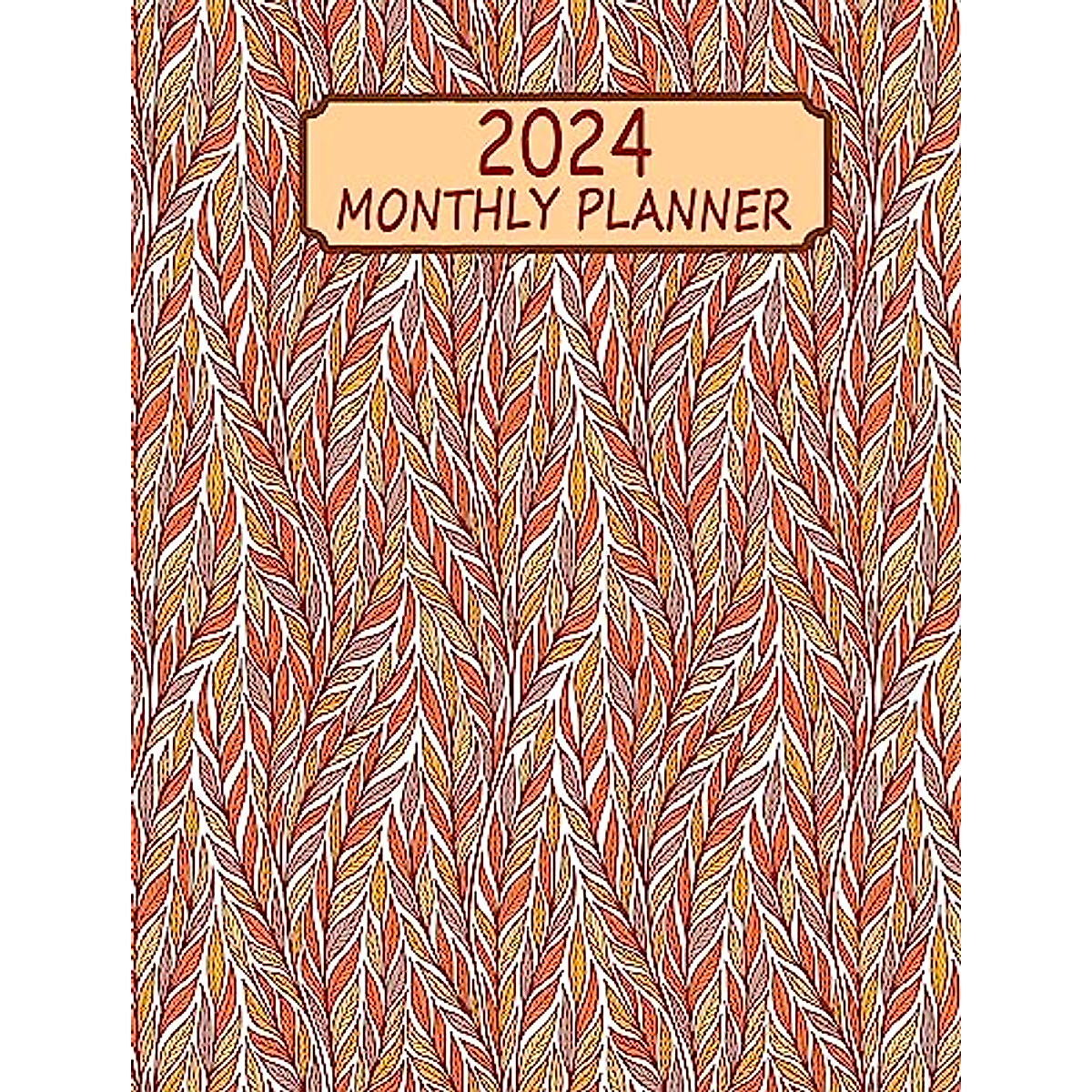 2024 Student Planner Calendar - Monthly Page Format - School College Agenda, Appointment Book, Organizer, Planning Guide (v15)