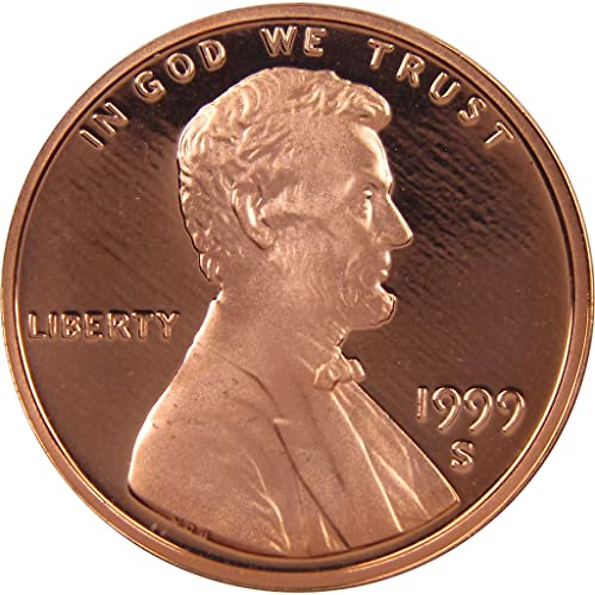 1999 S Lincoln Memorial Cent Choice Proof Penny 1c Coin Collectible