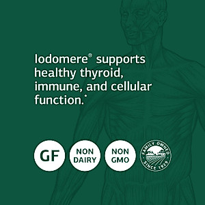Standard Process Inc. Iodomere - Whole Food Metabolism and Thyroid Support with Echinacea Purpurea, Green Lipped Mussel, Organic Carrot, Organic Sweet Potato, and Iodine - 90 Tablets