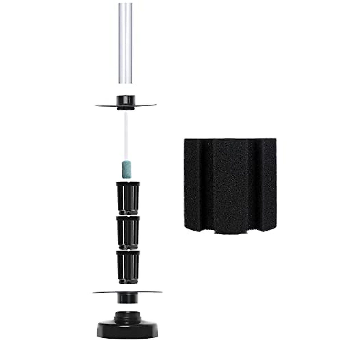 AQUANEAT Aquarium X Large Bio Sponge Filter Breeding Fry Fish Tank (X Large up to 150Gal)