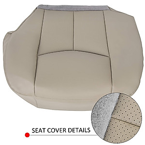 HECASA Drive Bottom Seat Cover Compatible with 2003-2007 Cadillac Escalade ESV EXT Silverado 1500 2500 3500 Avalanche Tahoe Yukon GMC Yukon XL 1500 2500 Replacement for 0306ESC152DRB 12510306SLNWPIT