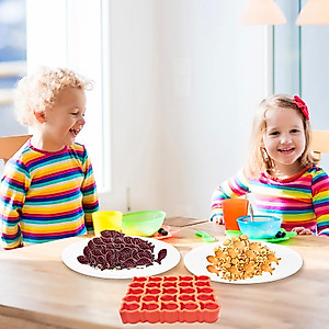 Sidosir 25-Cavity GoldFish Cracker Cookie Cutter, Mini Plastic Fish Biscuit Cutter for Tiny Treats,Fish Shaped Foods, Cookies