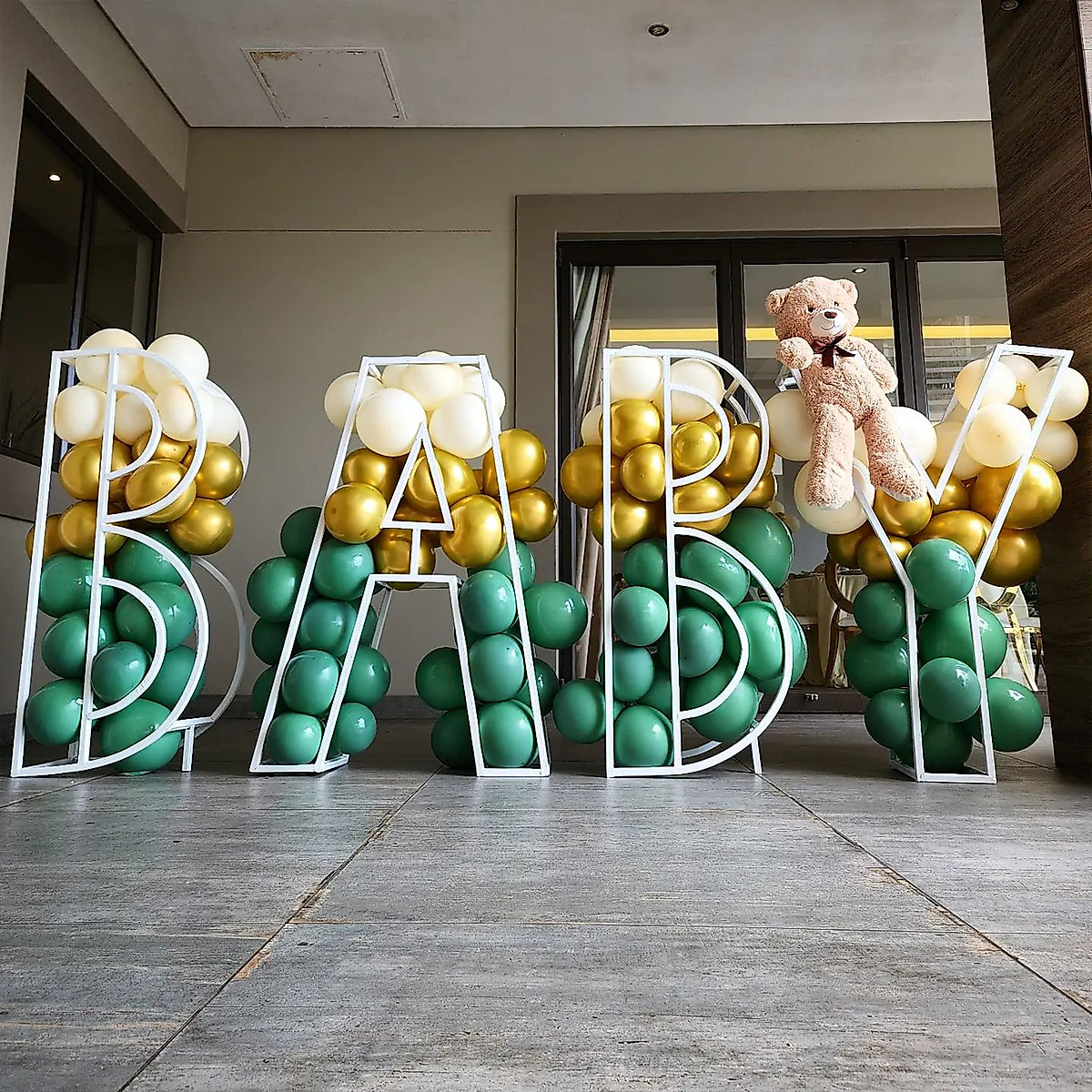 Sage Green Balloon Arch Kit- 120pcs Balloon Garland Kit 18/12/10/5 Inch Latex Balloons for Birthday Decorations Baby shower Wedding Party Balloon (Sage Green, 120PCS 18/12/10/5in)