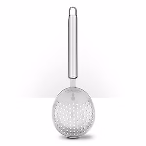 Piña Barware's The Lexington - Stainless Steel Commercial Julep Style Cocktail Bar Strainer, Brushed Finish 1 Pack