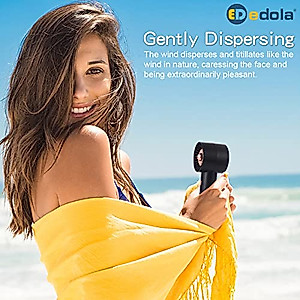 edola Mini Portable Fan Powerful, Handheld Fan, 3 Speed Personal Small Fan, Lightweight Makeup USB Rechargeable Fan for Stylish Girl Women Men Indoor Outdoor