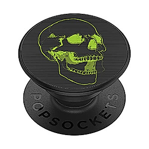 PopSockets PopTop (Top only. Base Sold Separately) Swappable Top for PopGrip Bases, PopGrip Slide, Otter+Pop & PopWallet+ - Lenticular Skull