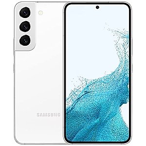 SAMSUNG Galaxy S22+ Smartphone, Factory Unlocked Android Cell Phone, 128GB, 8K Camera & Video, Brightest Display, Long Battery Life, Fast 4nm Processor, US Version, Phantom White (Renewed)