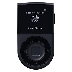 D'CENT Biometric Cold Wallet – Your keys, Your cryptos – Fingerprint authentication