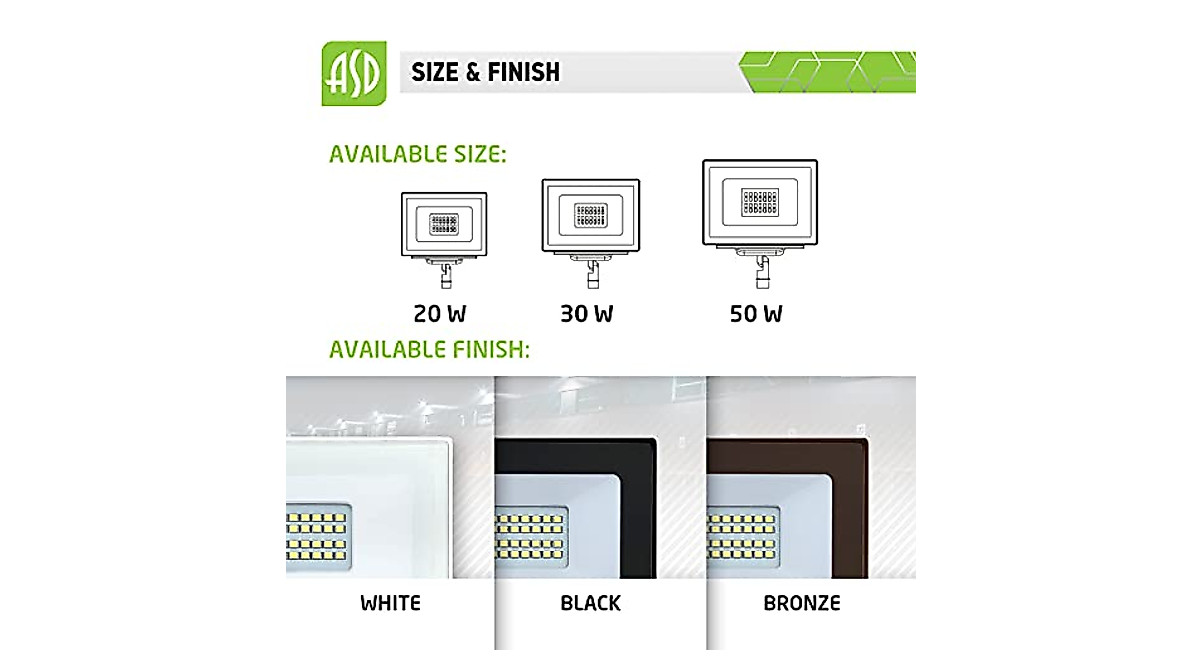 ASD 50W LED Flood Light - Efficient Outdoor Lighting