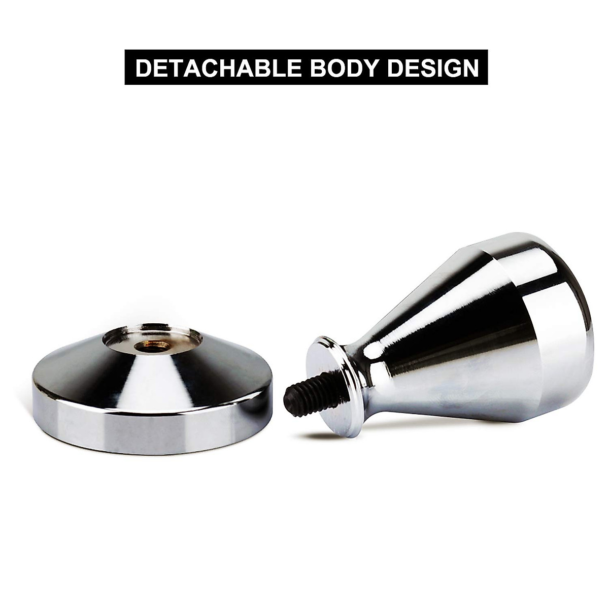 Coffee Tamper Press Chromed (49 mm / 1.9")