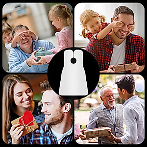 2 Pcs Beard Bib, Bead Bib for Shaving, Beard Apron, Waterproof Shaving Cloth Kit Non-Stick Beard Cape, Beard Trimming Bib with Strong Suction Cup, A Gift for All Men（Black+White）