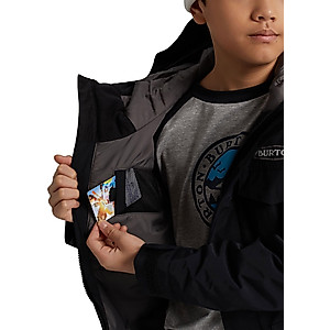 Burton Boys Dugout Jacket, True Black New, Medium