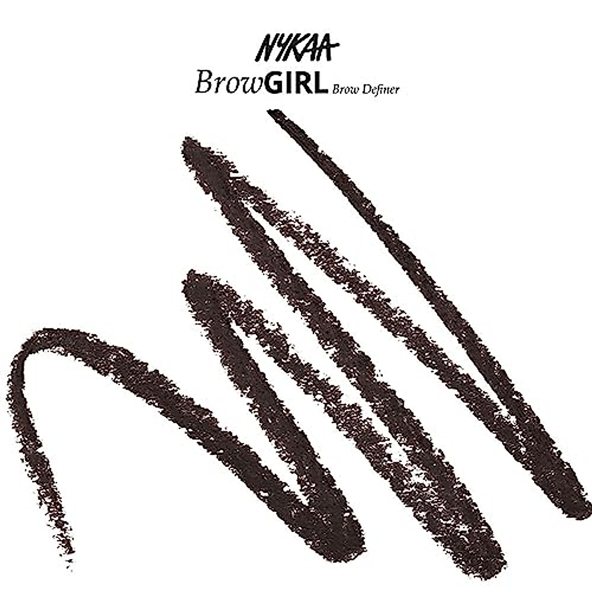 Nykaa Cosmetics Browgirl Eyebrow Definer Pencil - Shape and Fill in Brows - Gives Natural, Fuller-Looking Appearance - Groom Hairs in Place with Built-In Spoolie - Bewitched Chestnut - 0.01 oz