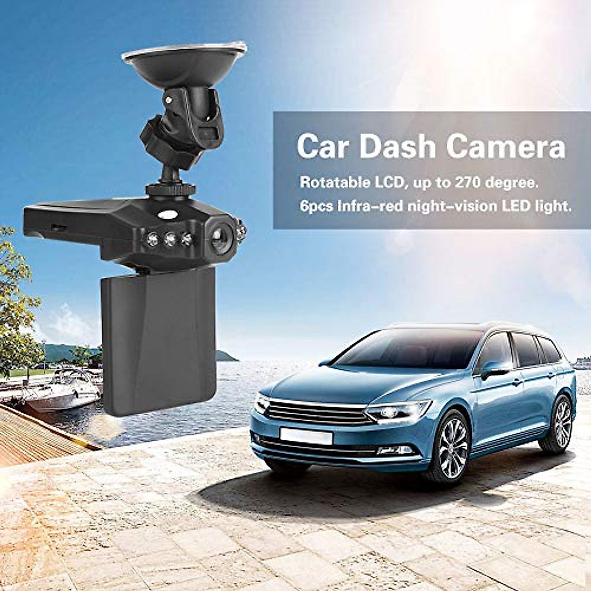 Car DVR, 2.5inches Car DVR Video Recorder Dash Camera Driving Recorder IR Cam CCTV Night Vision