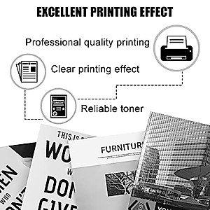 ALLU 3 Pack Toner Cartridge Replacement for Brother DCP-L2550DW MFC-L2710DW L2750DW L2750DWXL Printer Ink Cartridge.[Black] (AK-TN760)