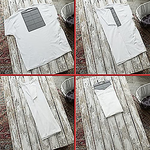 Household Essentials 195 Shirt Folding Board For Laundry | Folds T-Shirts, Polos And Dress Shirts , Black