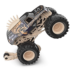 Monster Jam, Official Mohawk Warrior Monster Truck, Die-Cast Vehicle, Bone Yard Trucks Series, 1:64 Scale