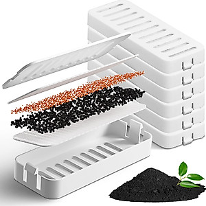 6-Pack TODDLT Cat Water Fountain Quadruple Filters, Replacement Filters for 100oz/3L Automatic Pet Fountain, Cat Water Fountain, Dog Water Dispenser