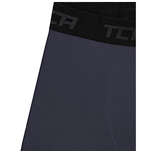 TCA Men's Pro Performance Compression Leggings Thermal Baselayer Tights - Graphite, Small