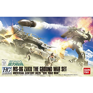 Bandai Hobby MS-06 Zaku The Ground War Set 1/144 - UC Hard Graph
