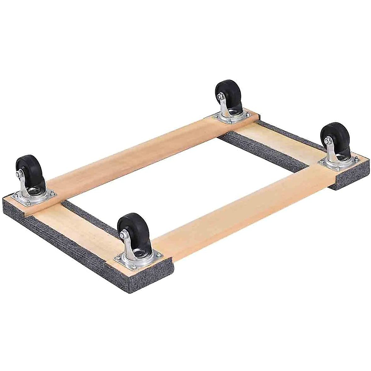 Toolsempire Furniture Dolly Cart with 4 Wheels Pack of 2, 30” x 18” Moving Dolly Heavy Duty Mover with Carpet End, 1000 Lbs Capacity