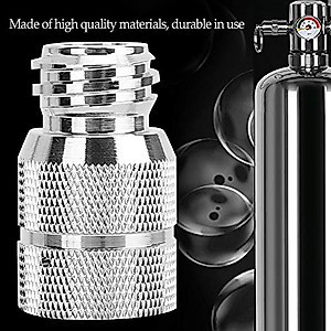 Fdit CO2 Cylinder Adapter,Air Fitting Quick Connect Coupler for TR21-4 Male Thread to G1/2 Type30 Female Thread