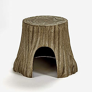 Kaytee Natural Tree Trunk Habitat Hideout for Pet Dwarf Rabbits, Guinea Pigs, Hamsters, and Chinchillas, Large