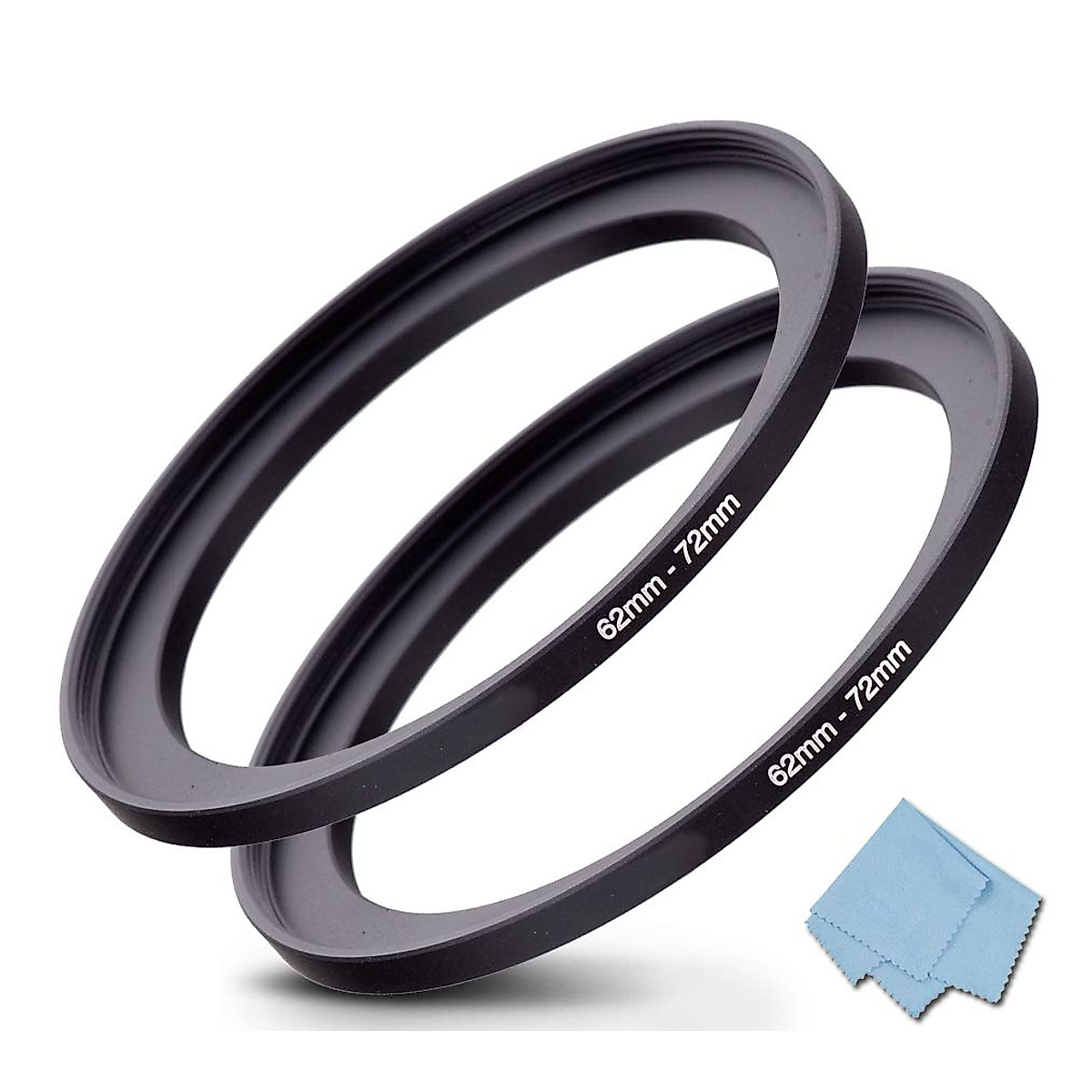 67mm-72mm Step Up Ring (67mm Lens to 72mm Filter), WH1916 Camera Lens Filter Adapter Ring Lens Converter, 2 Packs