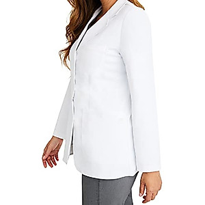 Healing Hands White Lab Coat 5 Pocket 5160 Flo Full Sleeve Women's Consult Lab Coat The White Coat Minimalist Collection White XS