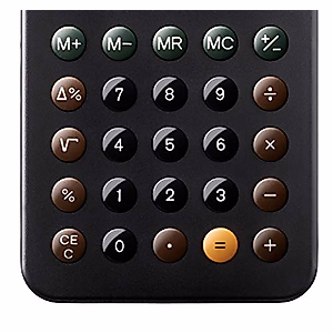 Braun BNE001BK (Reissue of the Braun ET66 Calculator), Black