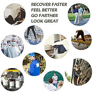 Iseasoo Copper Compression Socks for Men & Women Circulation-Ankle Plantar Fasciitis Socks Support for Athletic Running