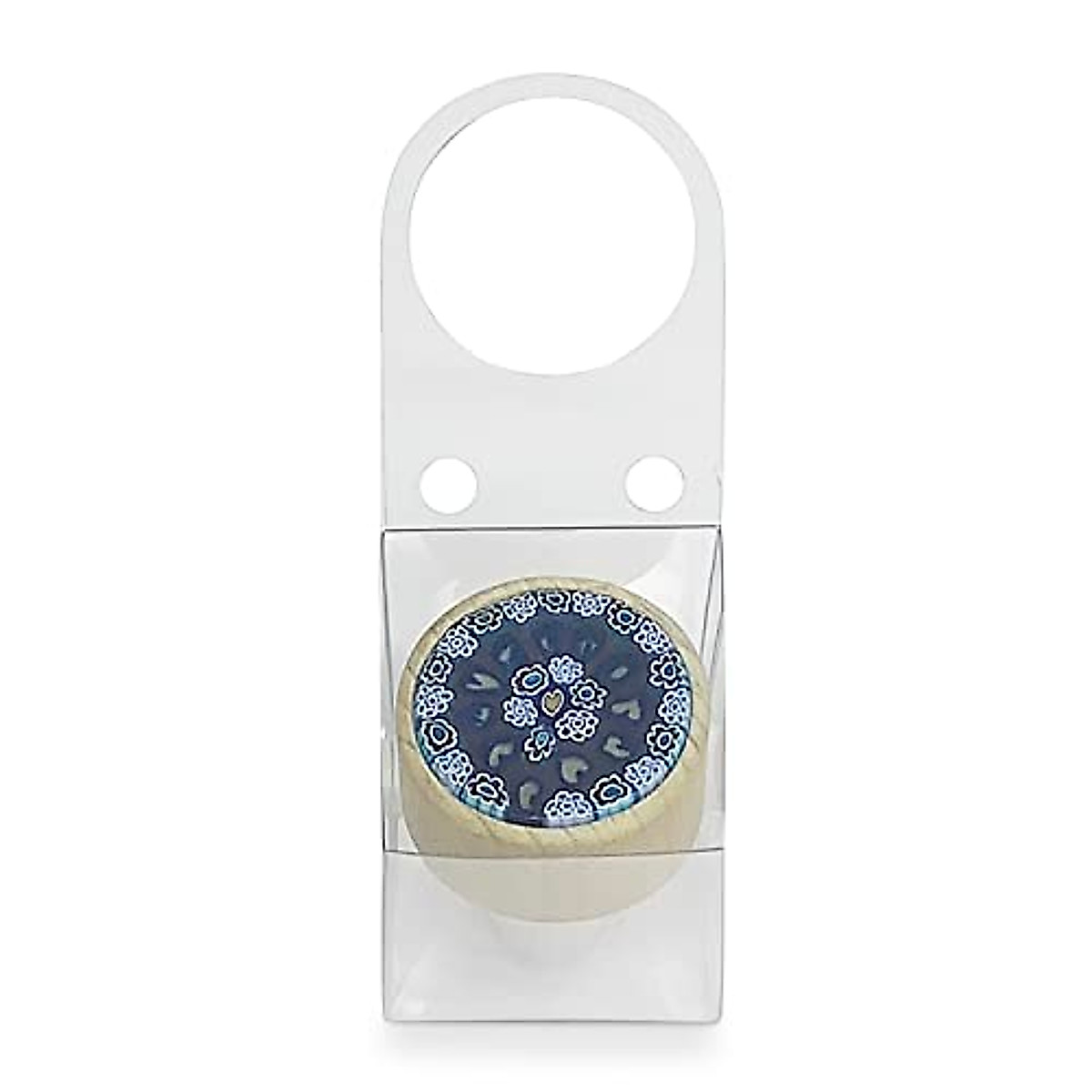 Wine Bottle Stopper – Unique gift for Dinner Host, Wine Lover, or Housewarming – a versatile wine accessory, use for Wine or Champagne – Handmade of Murano Glass and Portuguese Cork keeps wine fresher