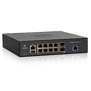 Cambium Networks cnMatrix EX2010-P, Intelligent Ethernet PoE Switch, 8 1G and 2 SFP Fiber Ports (MX-EX2010PxA-U)