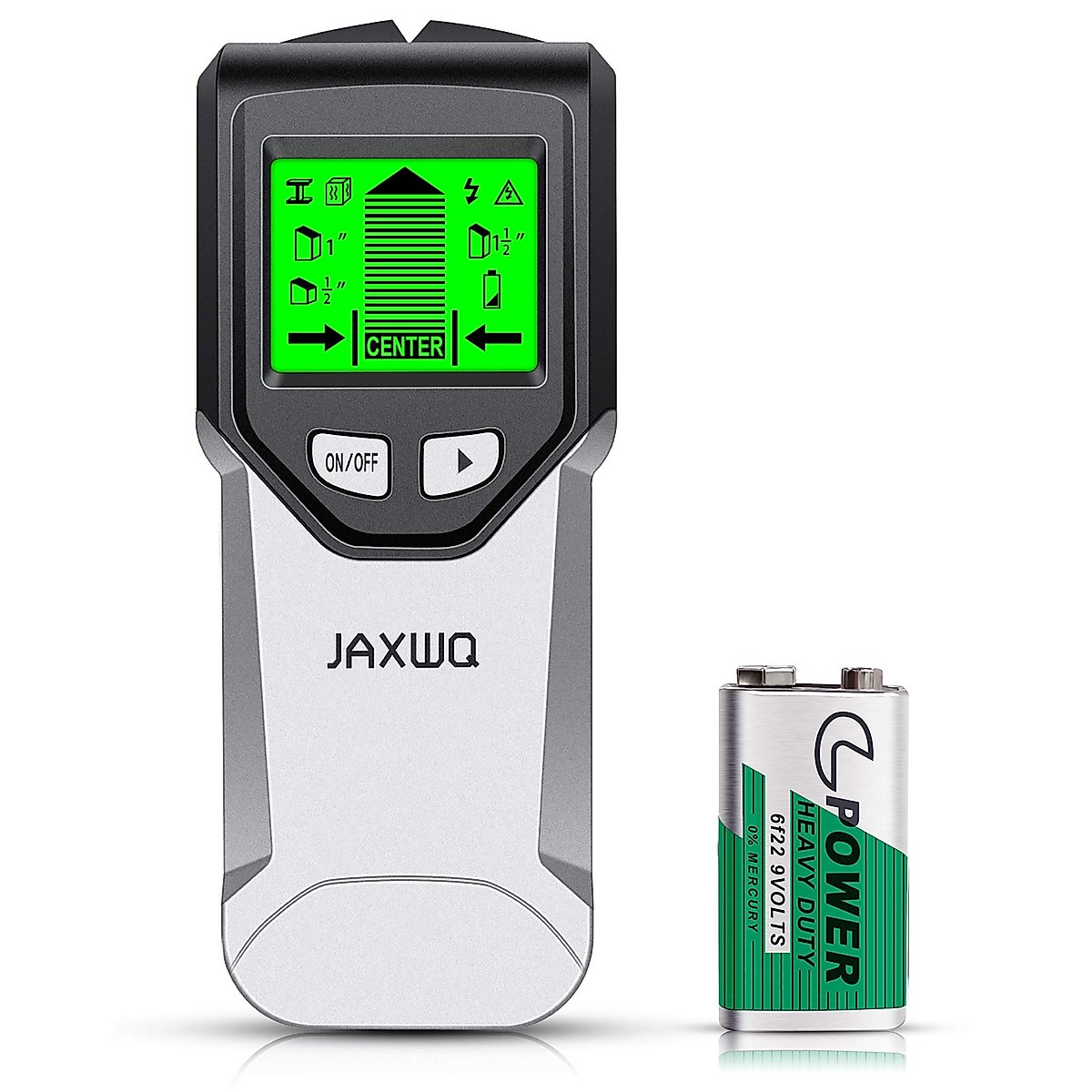 Stud Finder Wall Scanner - 5 in 1 Stud Finder Tool with Intelligent Microprocessor Chip and HD LCD Display, Stud Detector Beam Finders for the Center and Edge of Wood AC Wire Metal Studs Joist Pipe